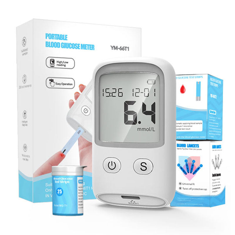 Smart Blood Glucose Meter Kit Glucometer Blood Sugar Machine Blood Glu